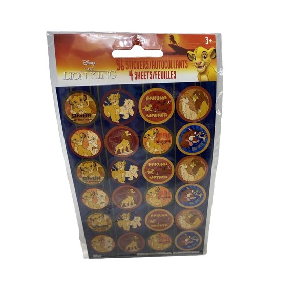 Toys | The Lion King Stickers Disney New 4 Sheets | Poshmark